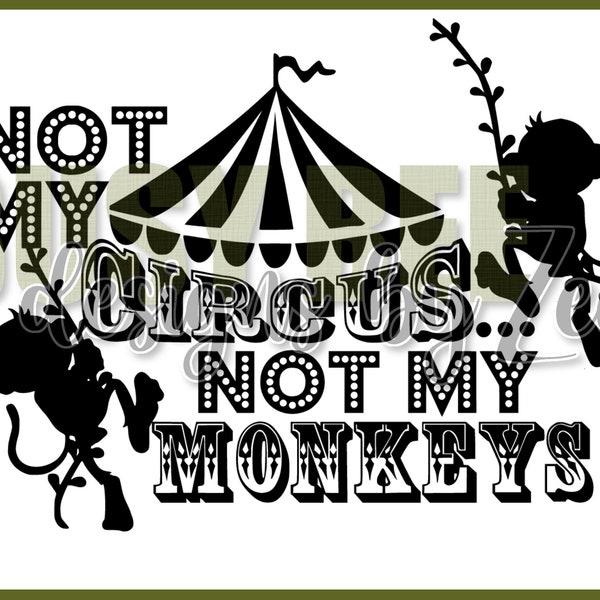 Not My Circus - Etsy