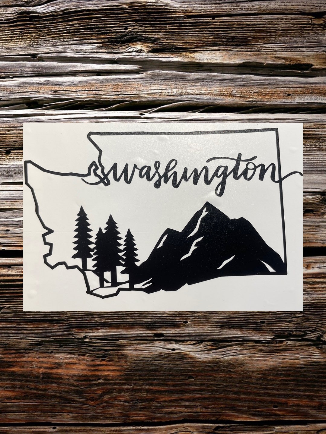 Washington State Decal - Etsy