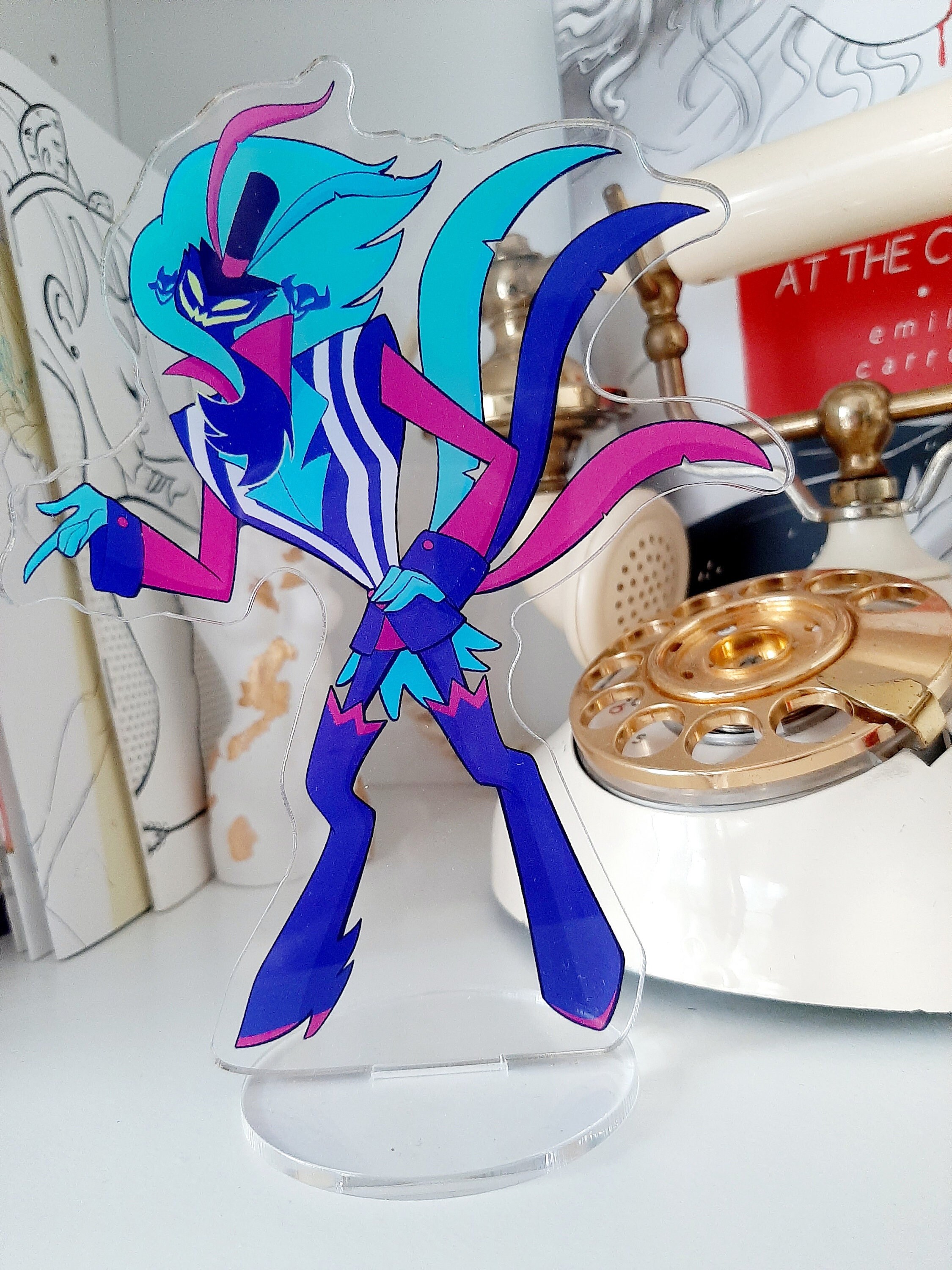 Asmodeus Acrylic Stand Helluva Boss Inspired | Etsy