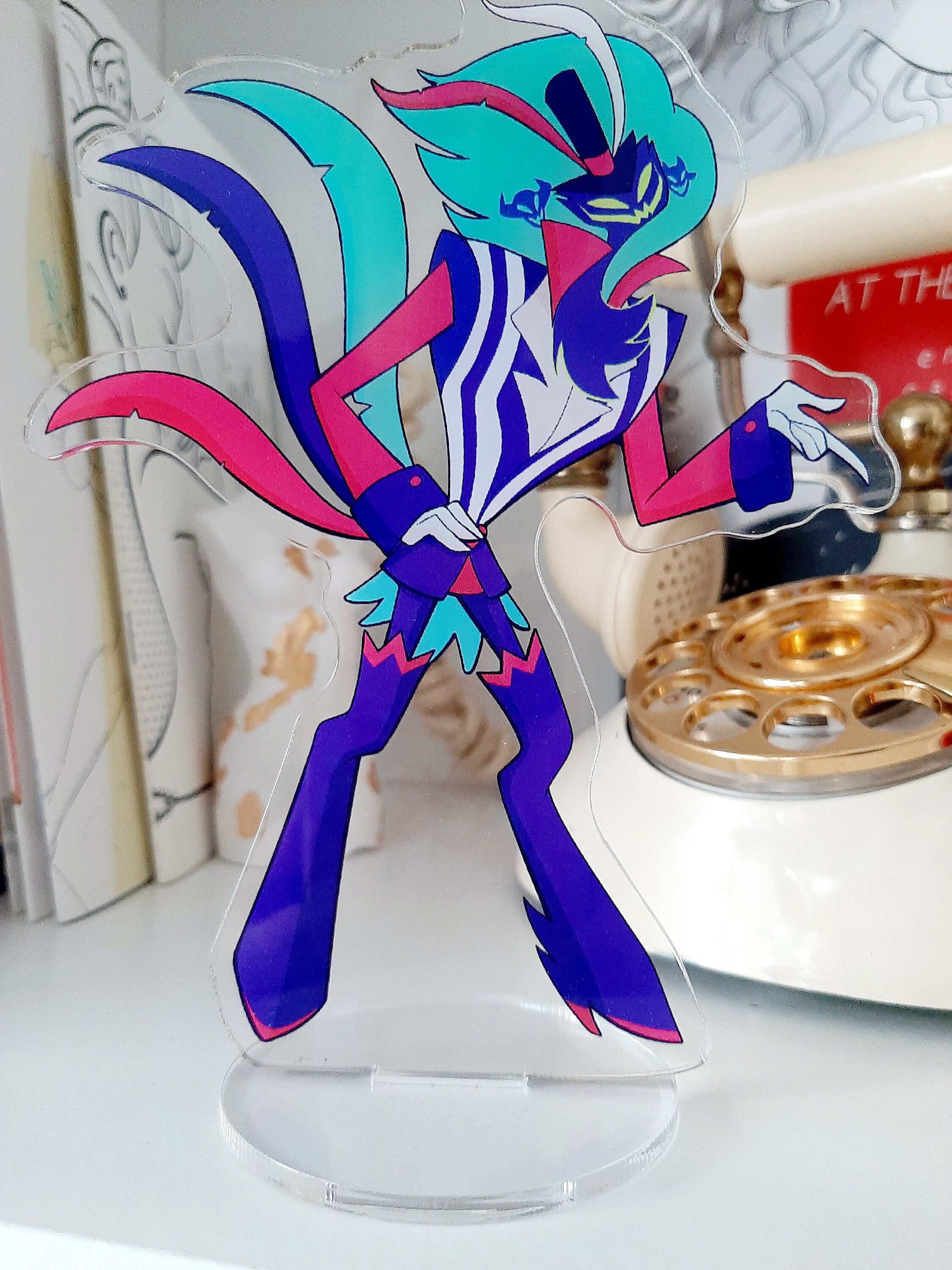 Asmodeus Double Sided Acrylic Stand Helluva Boss Inspired - Etsy UK