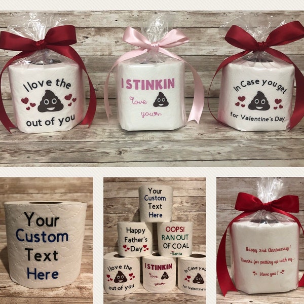 Custom Toilet Paper - Etsy