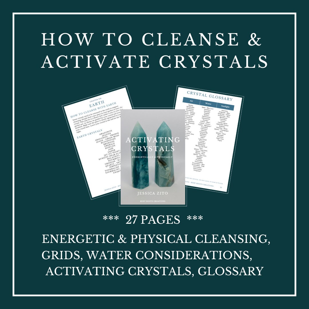 Crystal Ebook, Cleansing and Activating Crystals How to Guide L Instant ...