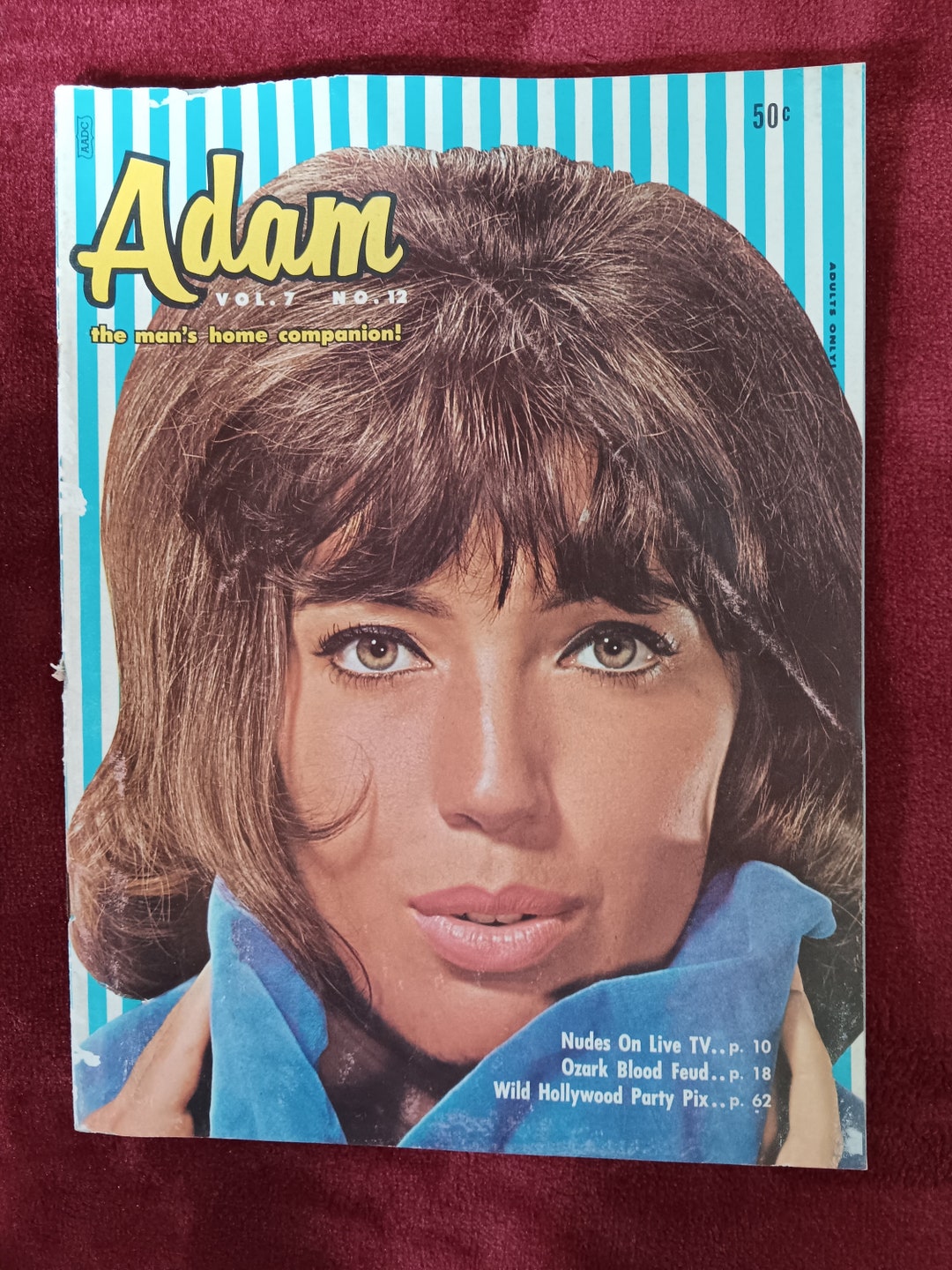 Adam Magazine, Vol 7, No 12, 1963 - Etsy