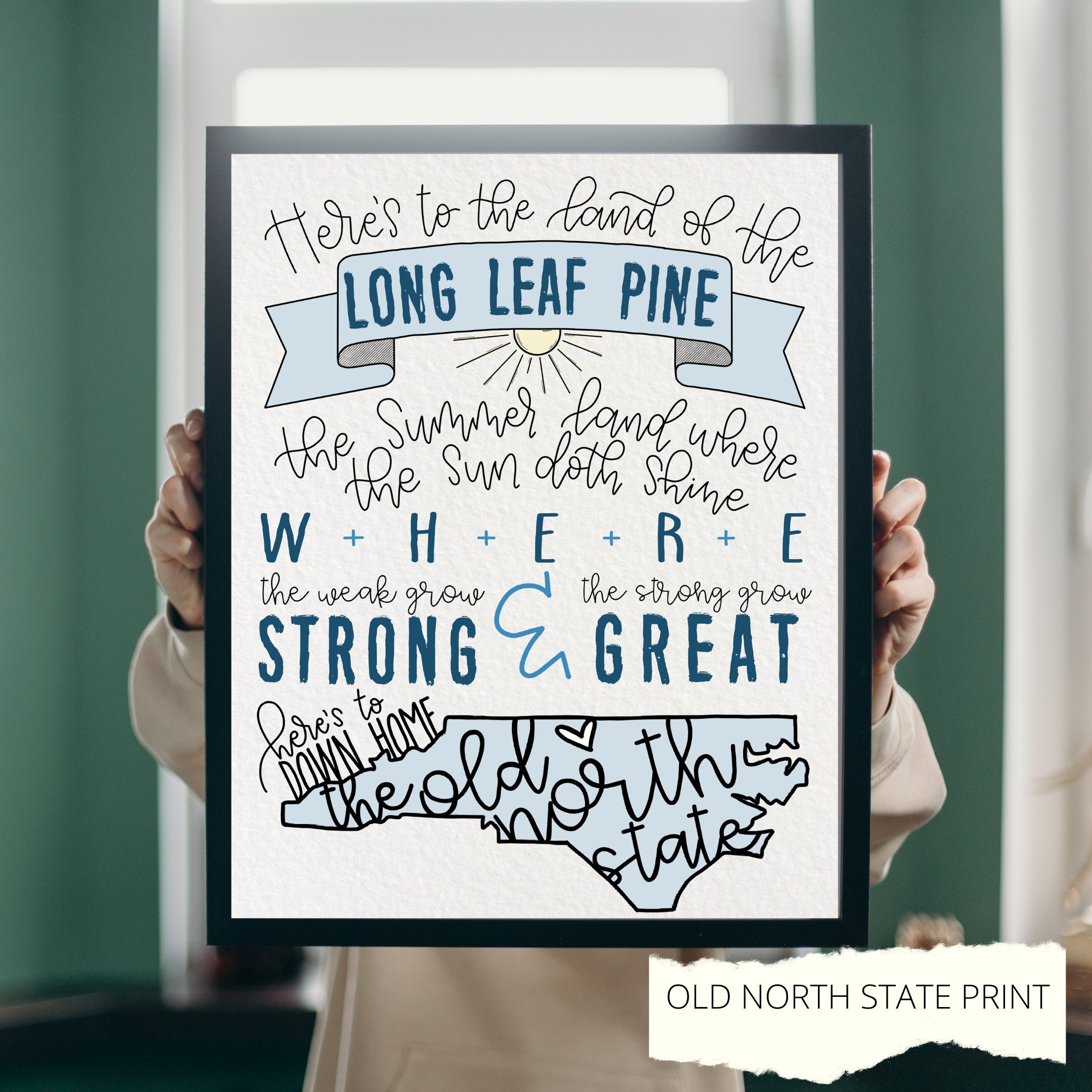 North Carolina State Toast toast to the Old North State - Etsy