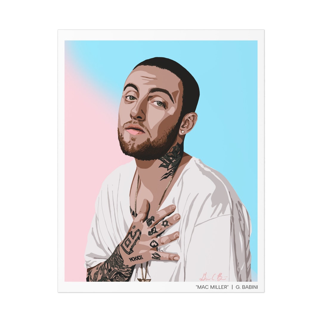 Mac Miller Print - Etsy