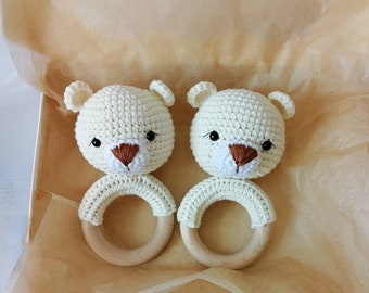 Baby Rattle Twins - Etsy