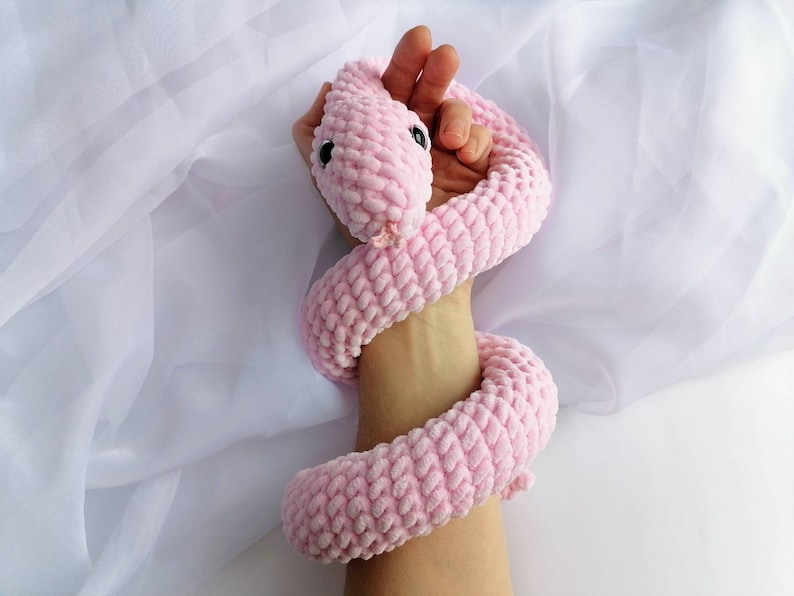Snake Crochet Pattern Snake Plush Toy Amigurumi PDF Pattern - Etsy