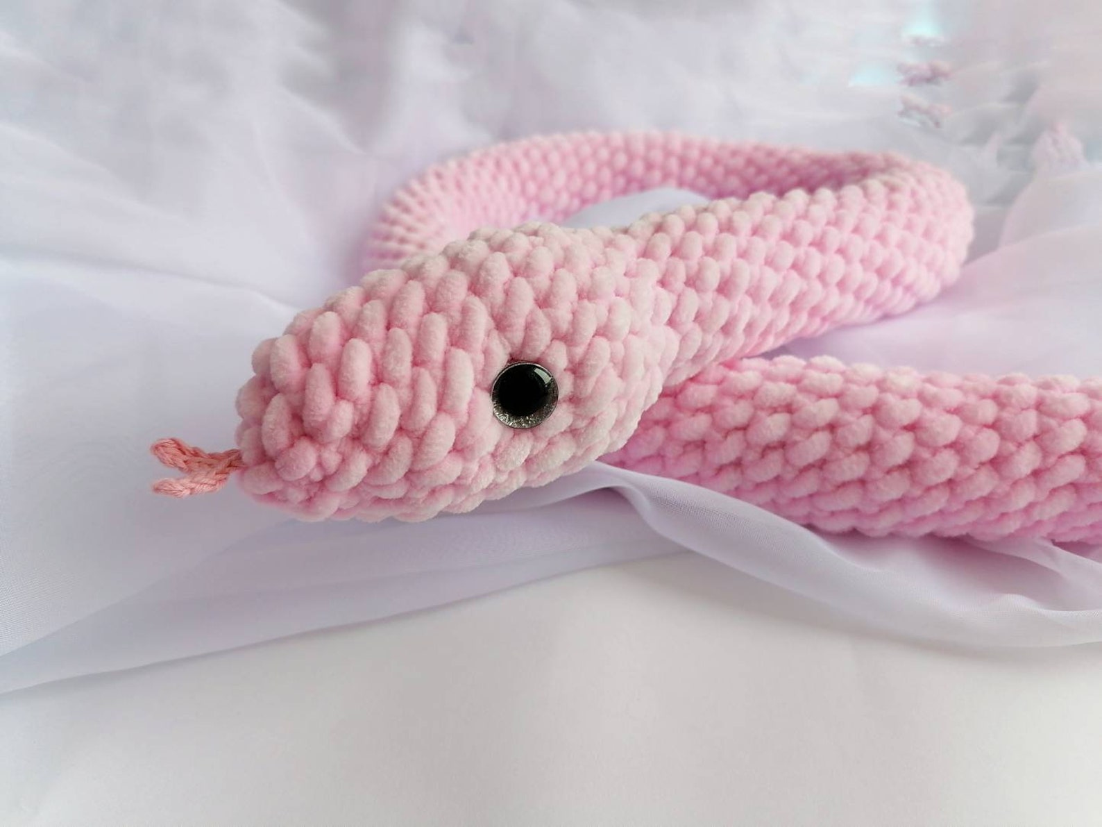 Snake Crochet Pattern Snake Plush Toy Amigurumi PDF Pattern - Etsy