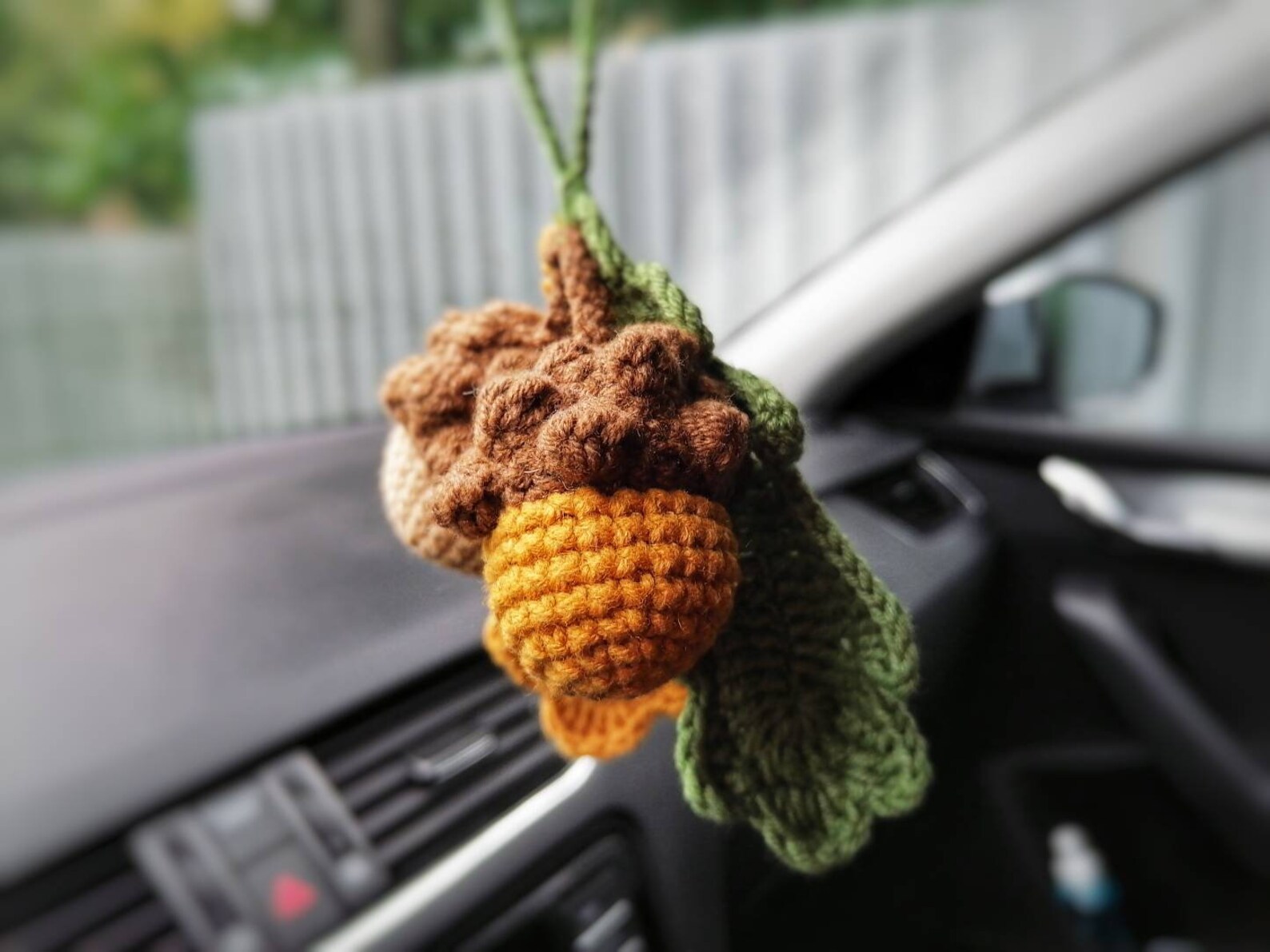Acorn Car Accessories: Fall Car Decor for Women, Rustic Woodland Style ...