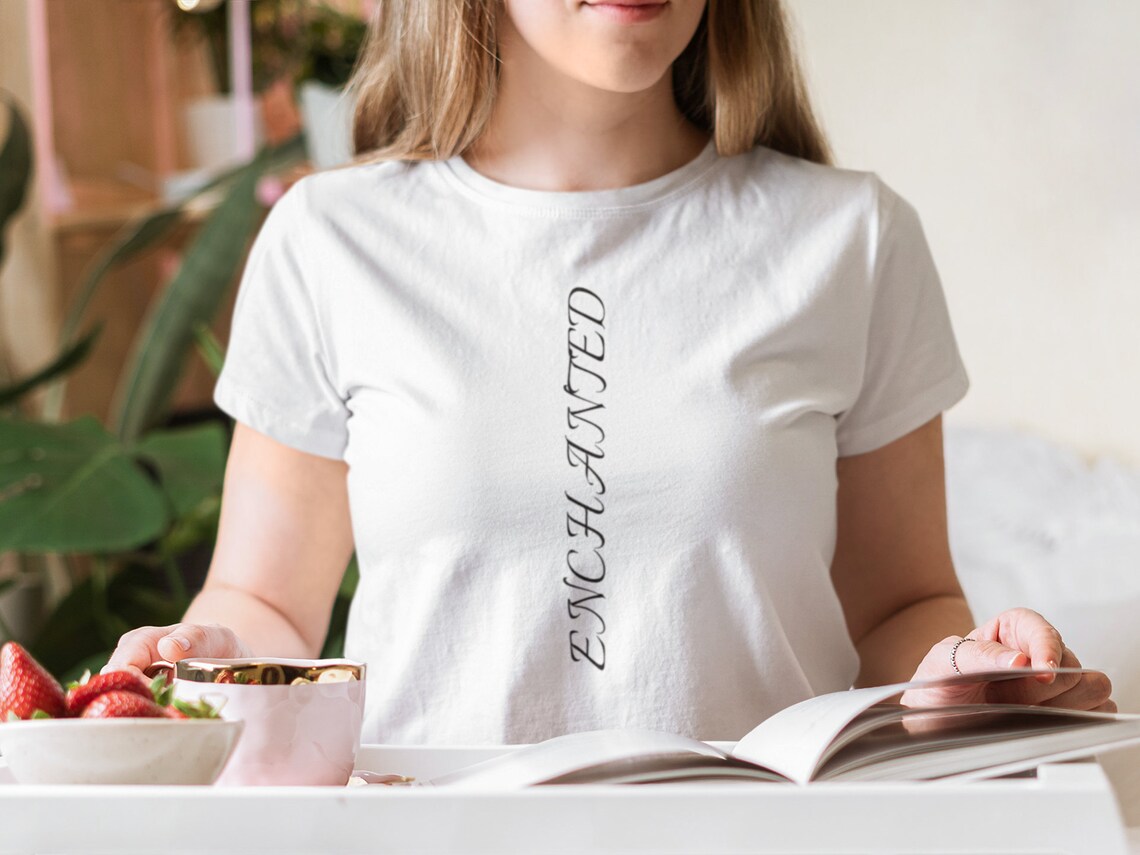 Enchanted T-shirt, Bewitched T-shirt, Mystical Theme Shirt, Over Sized ...