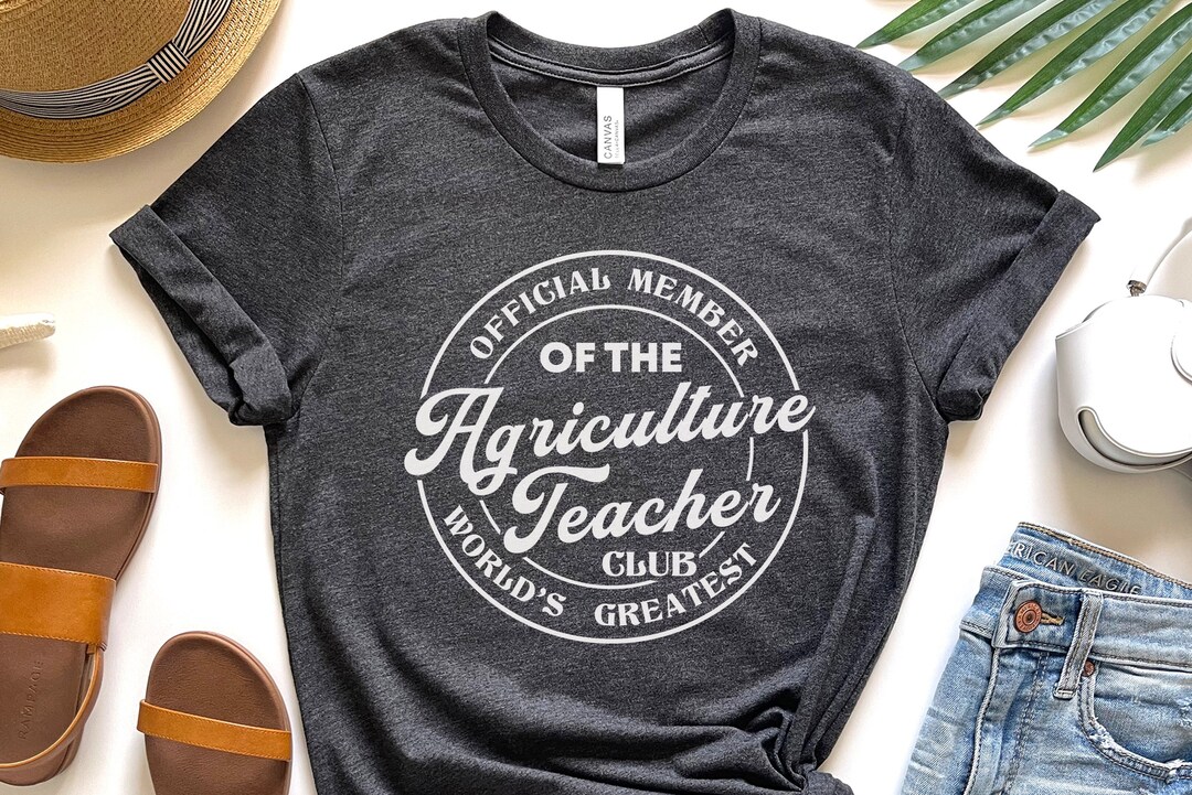 Agriculture Teacher Shirt Ag Teacher Awesome Teacher Shirt Gift for ...
