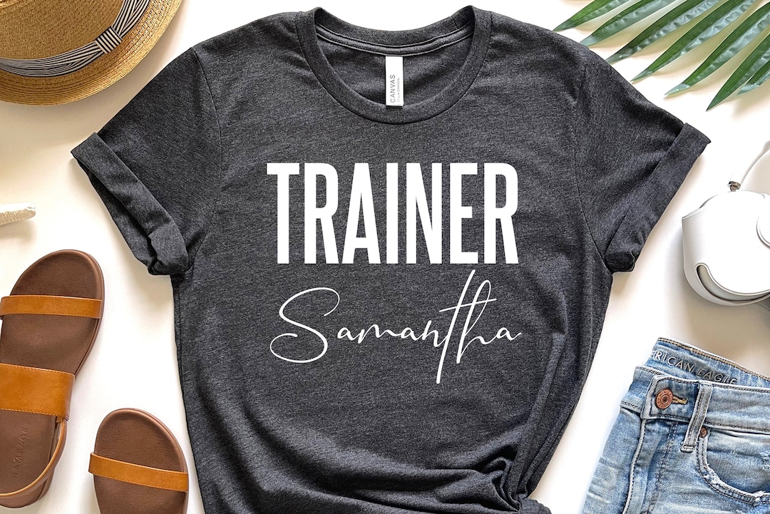 Trainer Shirt,personalized Trainer Shirt,trainer Gift, Personal Trainer ...
