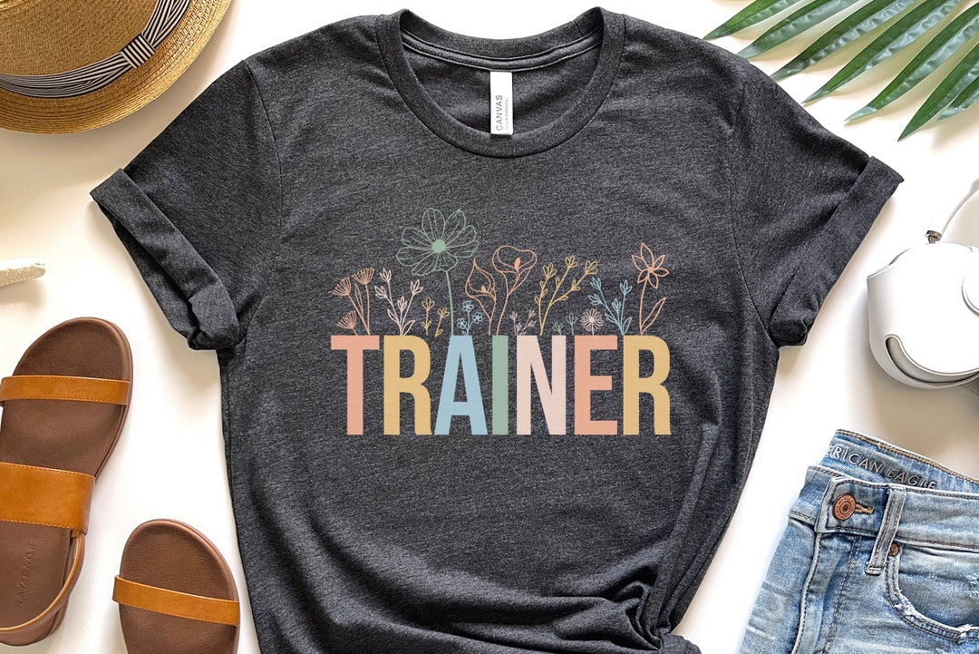Trainer Shirt, Personal Trainer Gift, Work Out Shirt, Gym Shirt ...
