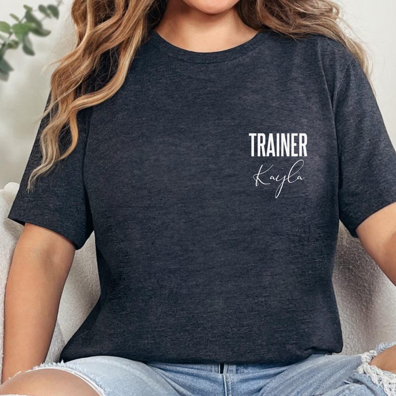 Gym Trainer Shirt - Etsy