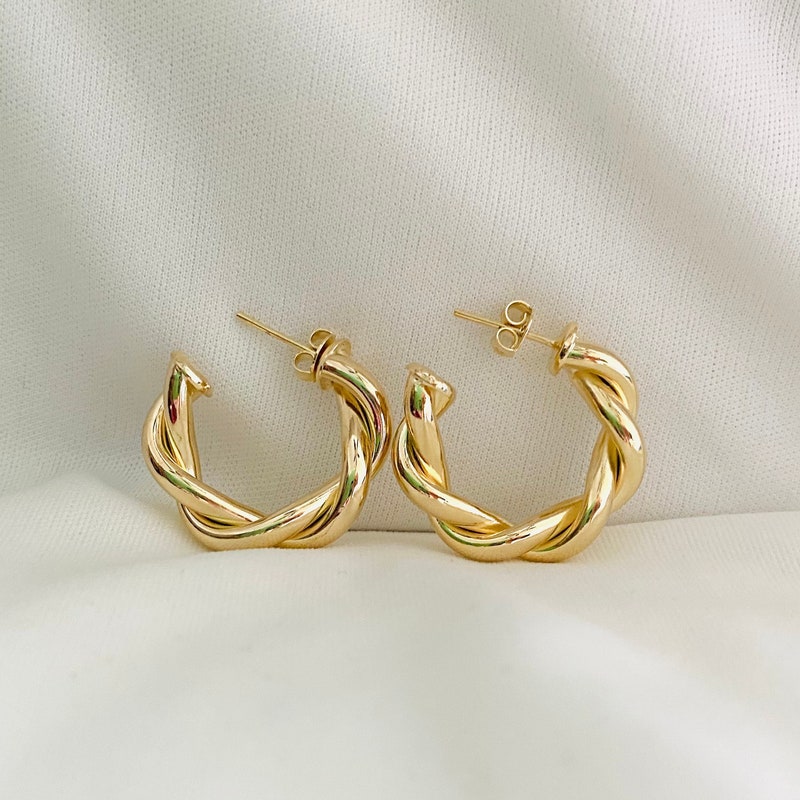 Small Gold Hoops - Etsy