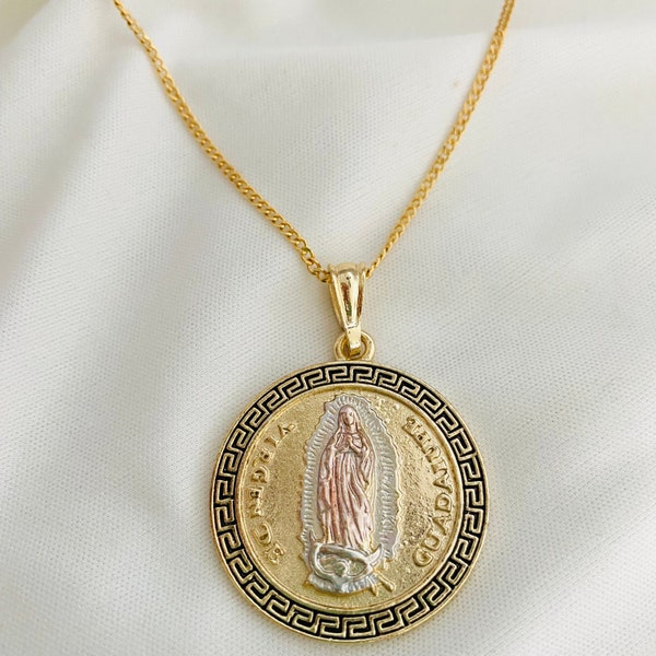 Virgin Mary Necklace - Etsy
