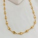 Puffed Mariner Chain, Mariner Link Necklace, Anchor Mariner Chain, 18k ...