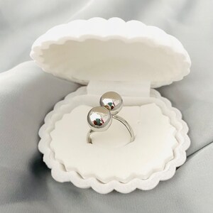 Silver Ball Ring Ball Ring Sphere Ring Ball Bracelet - Etsy