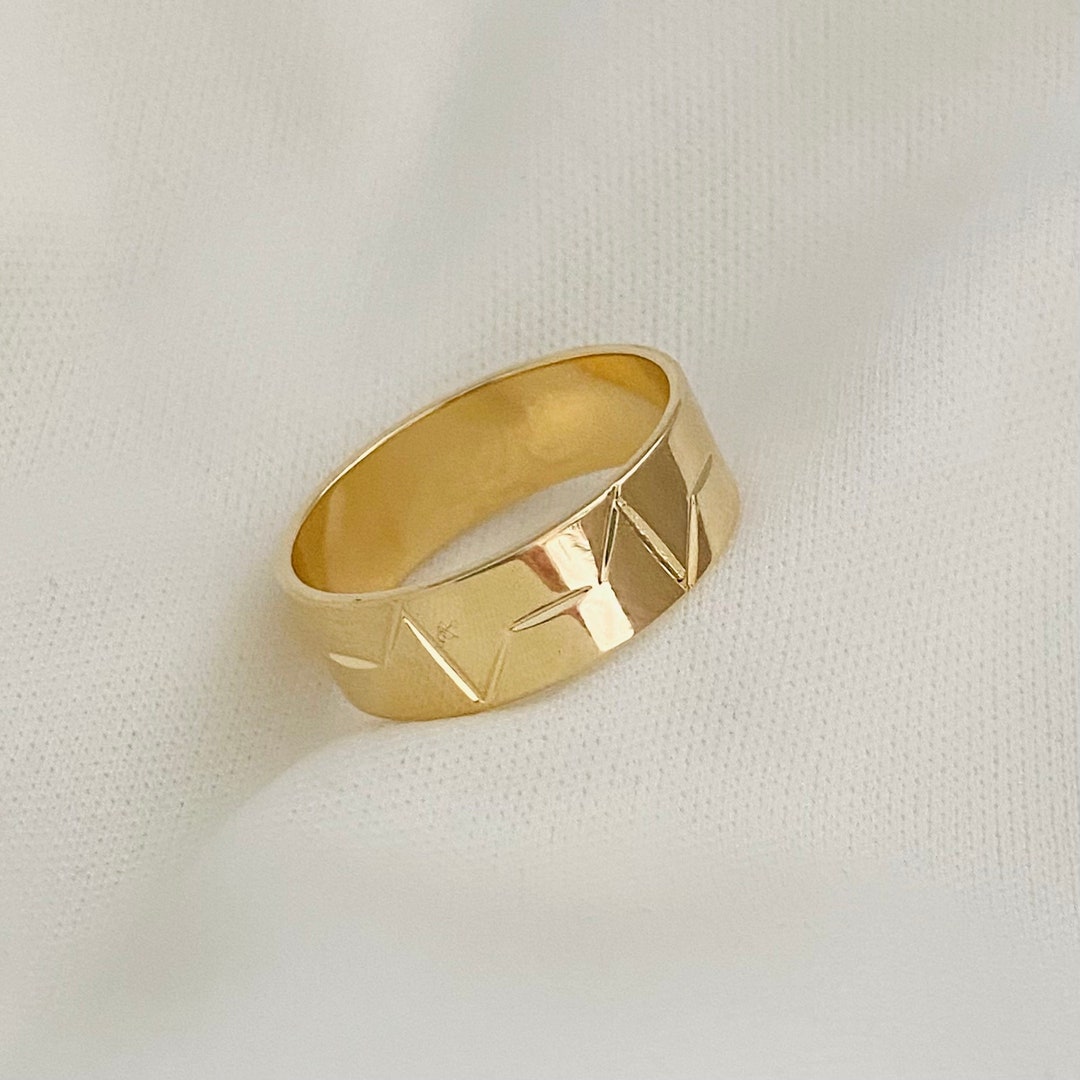 Heartbeat Ring, Medical Ring, Medical Assistant, Thick Band Ring, Heart ...