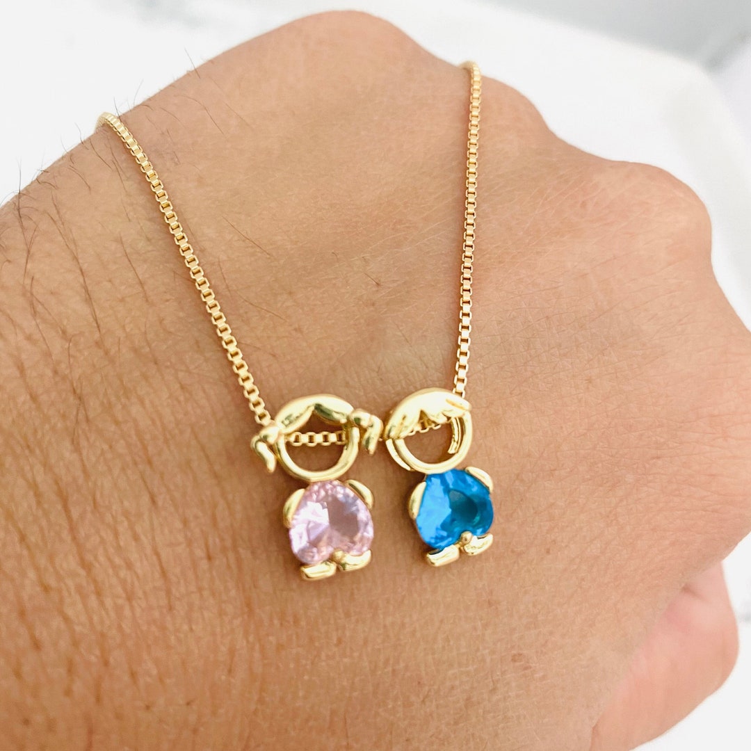 Mom Necklace With Kids Charms, Expecting Mom Gift, Necklace for Mom ...