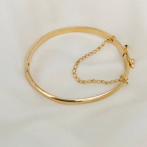 Gold Filled Bangle for Baby, Baby Bangles, Baby Bangle Bracelet, Bangle ...