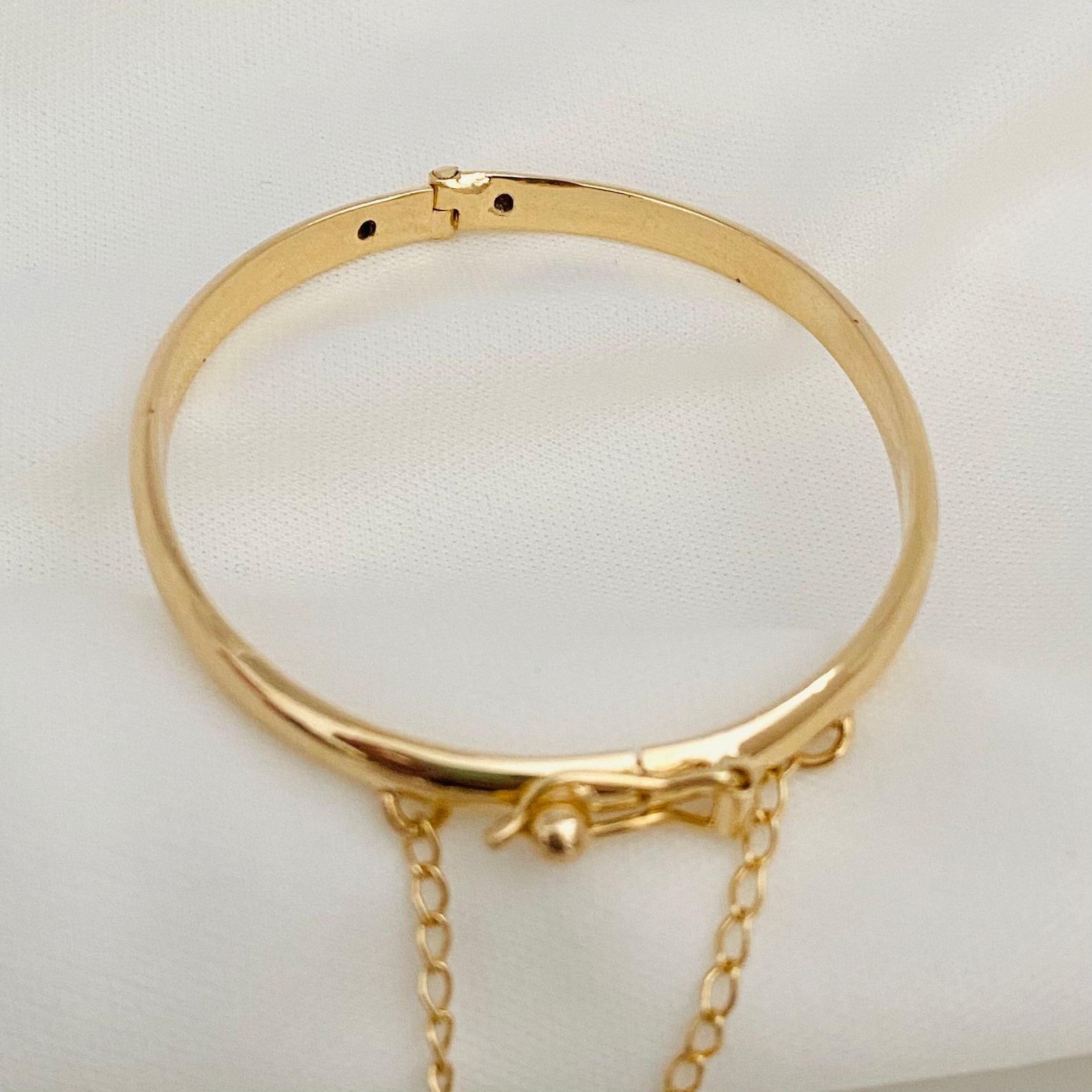 Gold Filled Bangle for Baby, Baby Bangles, Baby Bangle Bracelet, Bangle ...