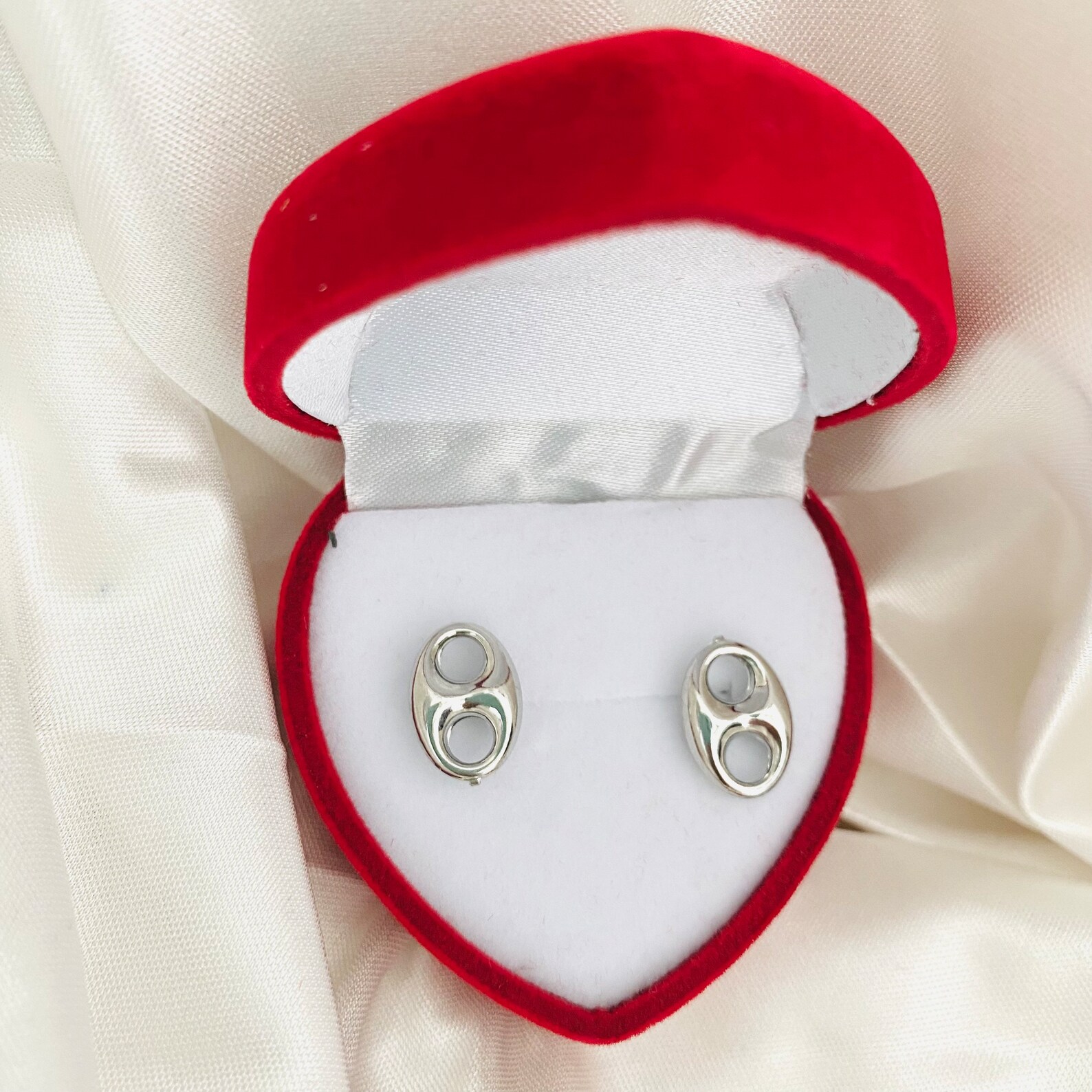 Mariner Puff Stud Earrings Puff Mariner Earrings Mariner - Etsy