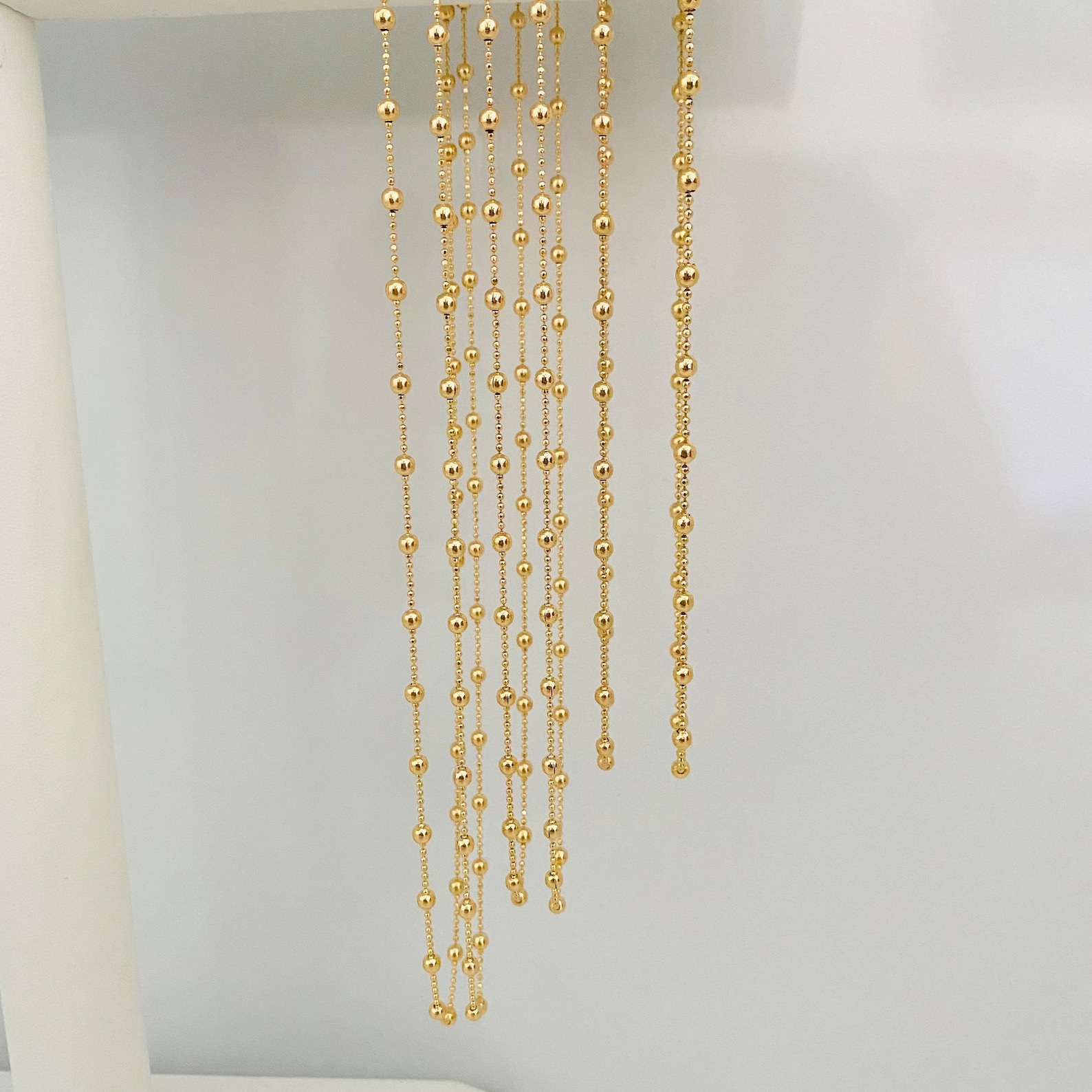 Ball Link Chain, Satellite Chain, Ball Chain, Chain Necklace, Ball ...