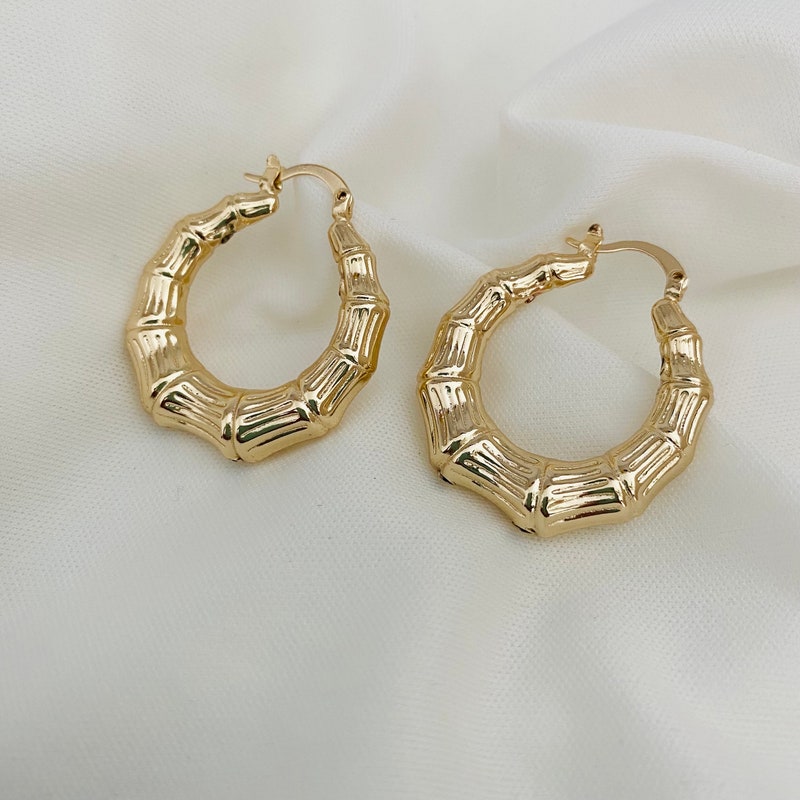 Bamboo Earrings - Etsy