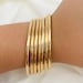 Gold Filled Set of 7 Bangles, Gold Filled Bangle Set, 7 Day Bangles ...