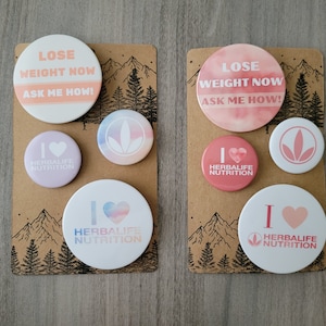 Herbalife Button Pins | Lose Weight Now | HERBALIFE NUTRITION - Etsy