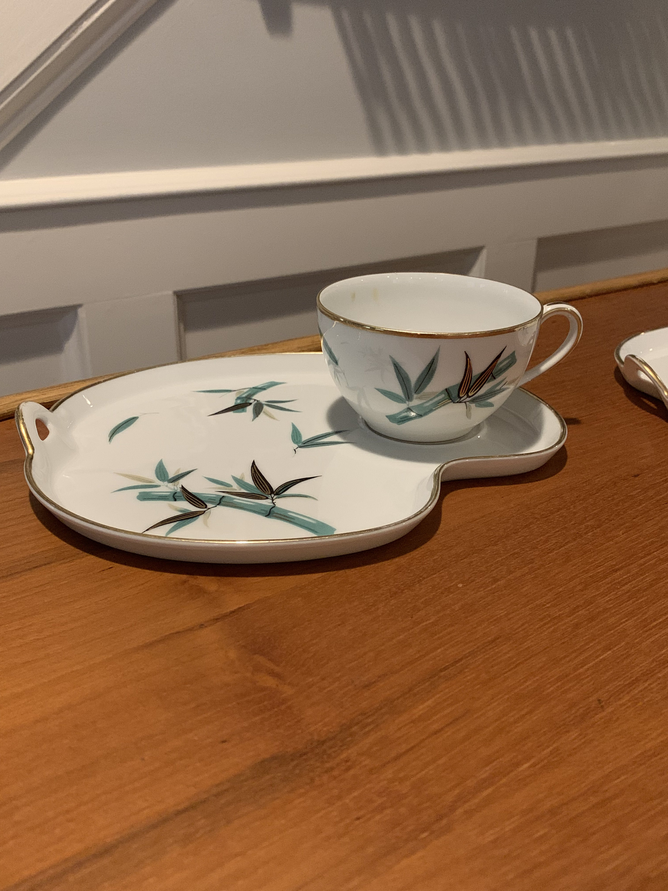 Grand Millennial Vintage Noritake Bamboo Pattern Luncheon Set - Etsy