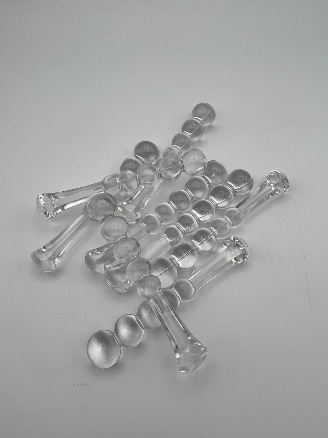 Vintage Glass Cocktail Muddlers by Imperial Glass Candlewick Pattern ...