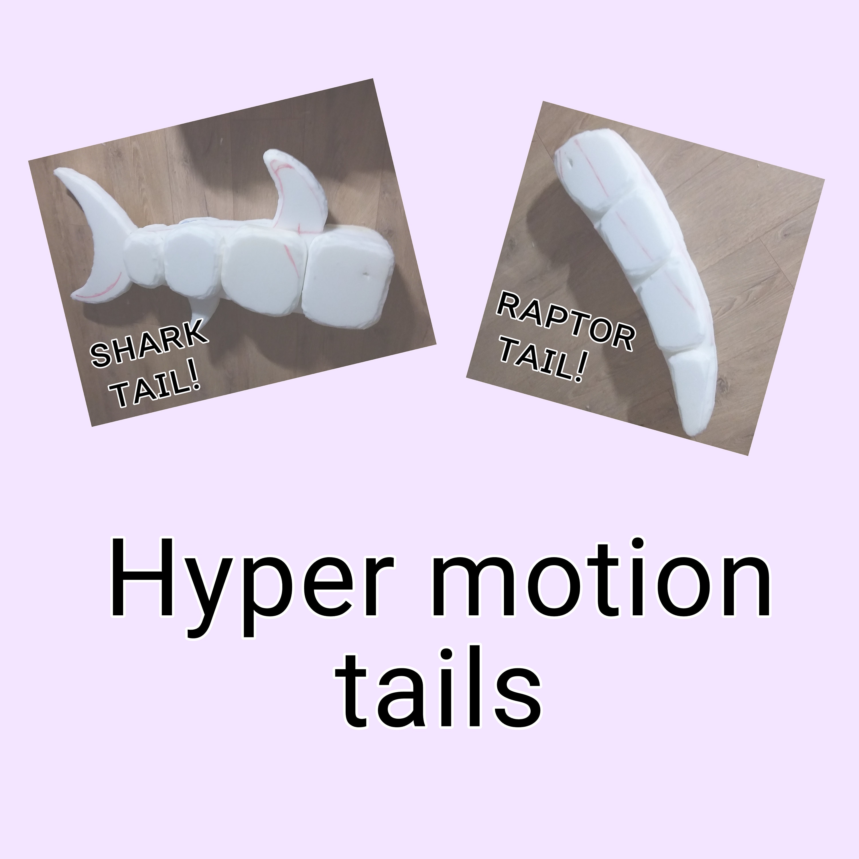 Furry hypermotion tail shark raptor hyper motion fur suit | Etsy