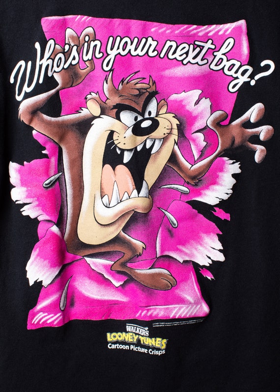 Vintage Taz Mania LOONEY TUNES Warner Bros Graphic T … - Gem