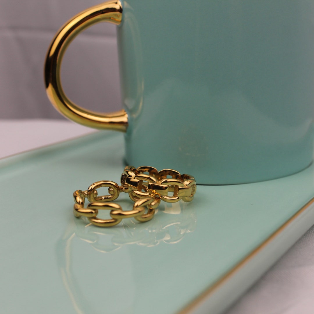 Stainless Steel Chain Rings - Etsy