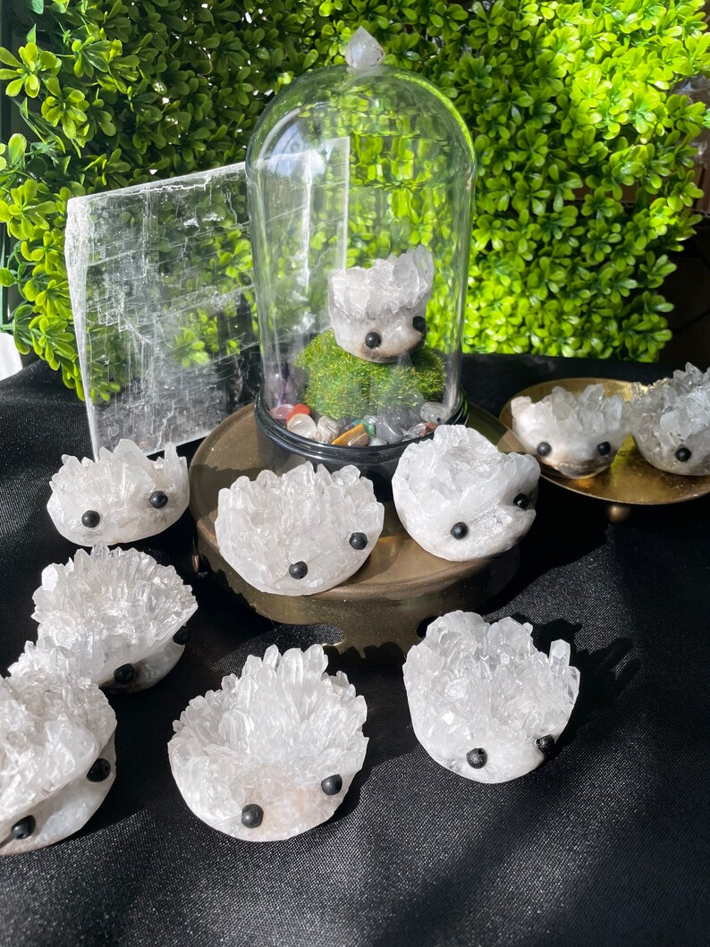Crystal Critter Crystal Hedgehog Crystal Pet Crystal - Etsy