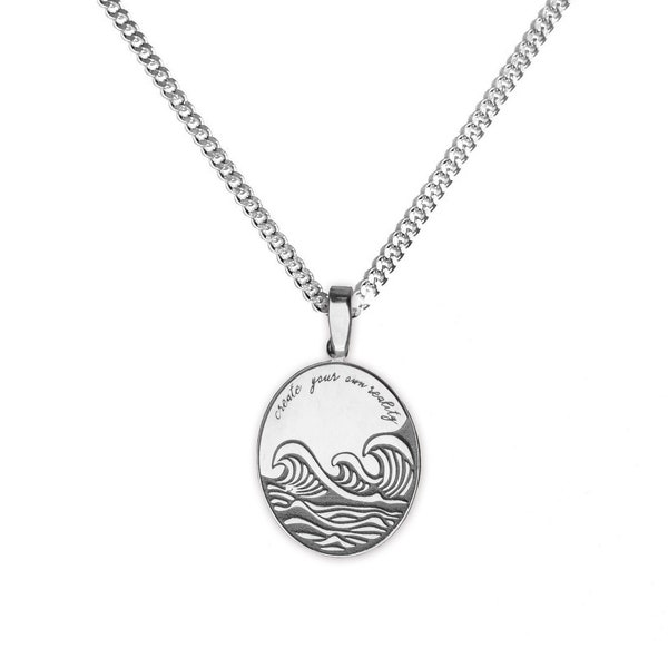 Mens Surfer Necklace - Etsy