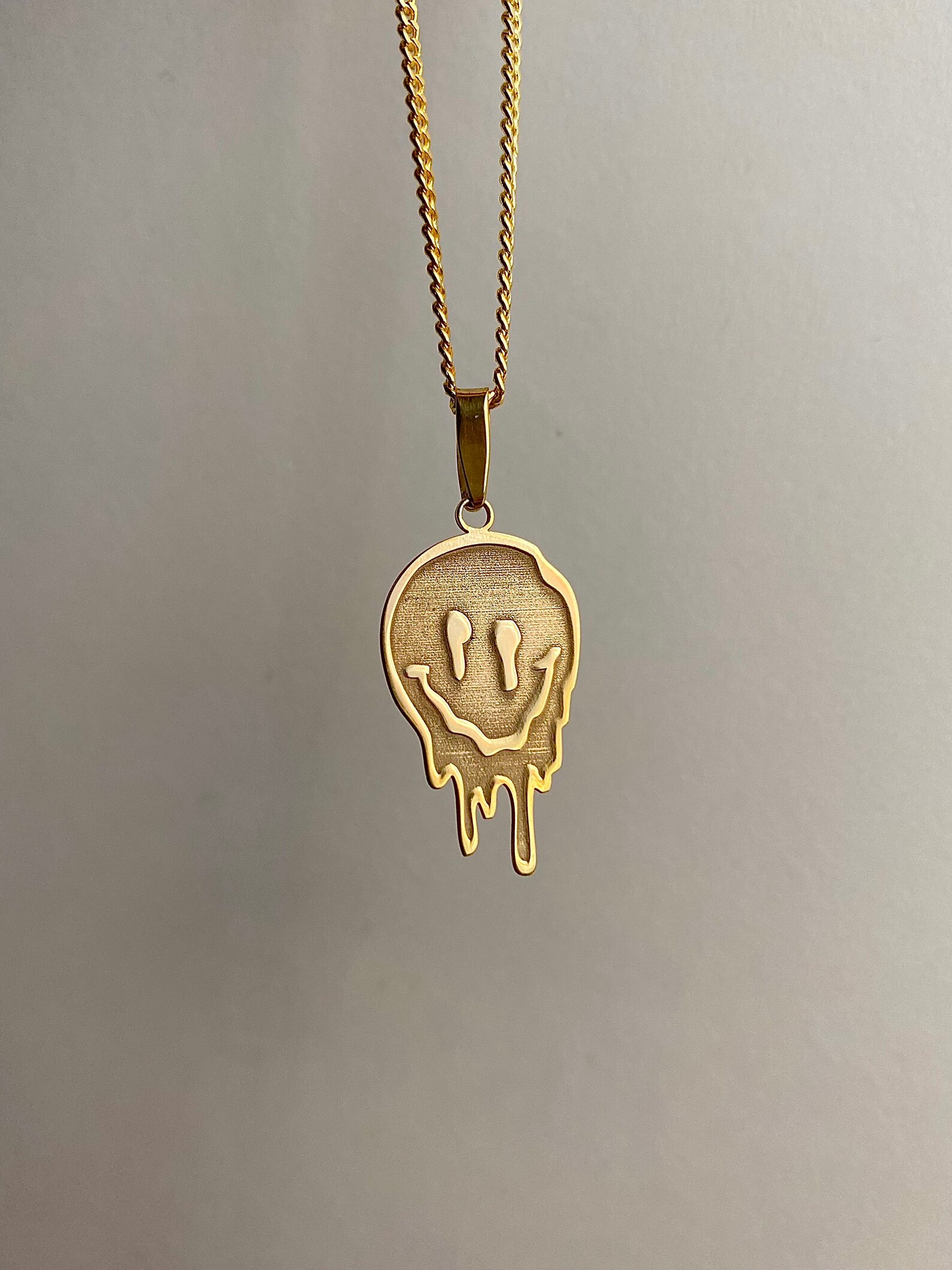 925 Sterling Silver / Smiley Necklace - Etsy