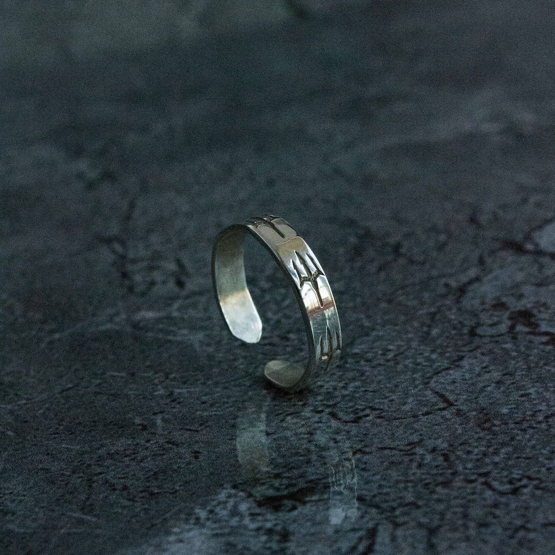 Poseidon Ring, Trident Ring ,925 Sterling Silver,god of Sea Ring ,greek Mythology Art - Etsy