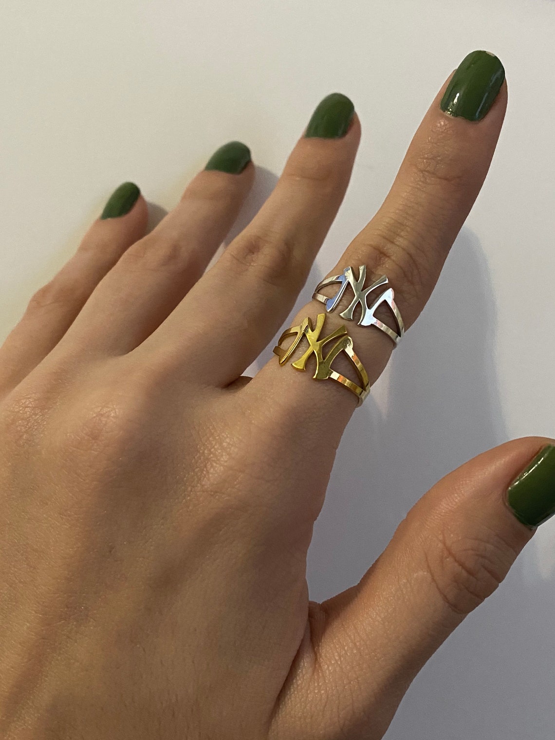 Baseball Ring Sport Ring 925 K Sterling Silver Baseball | Etsy