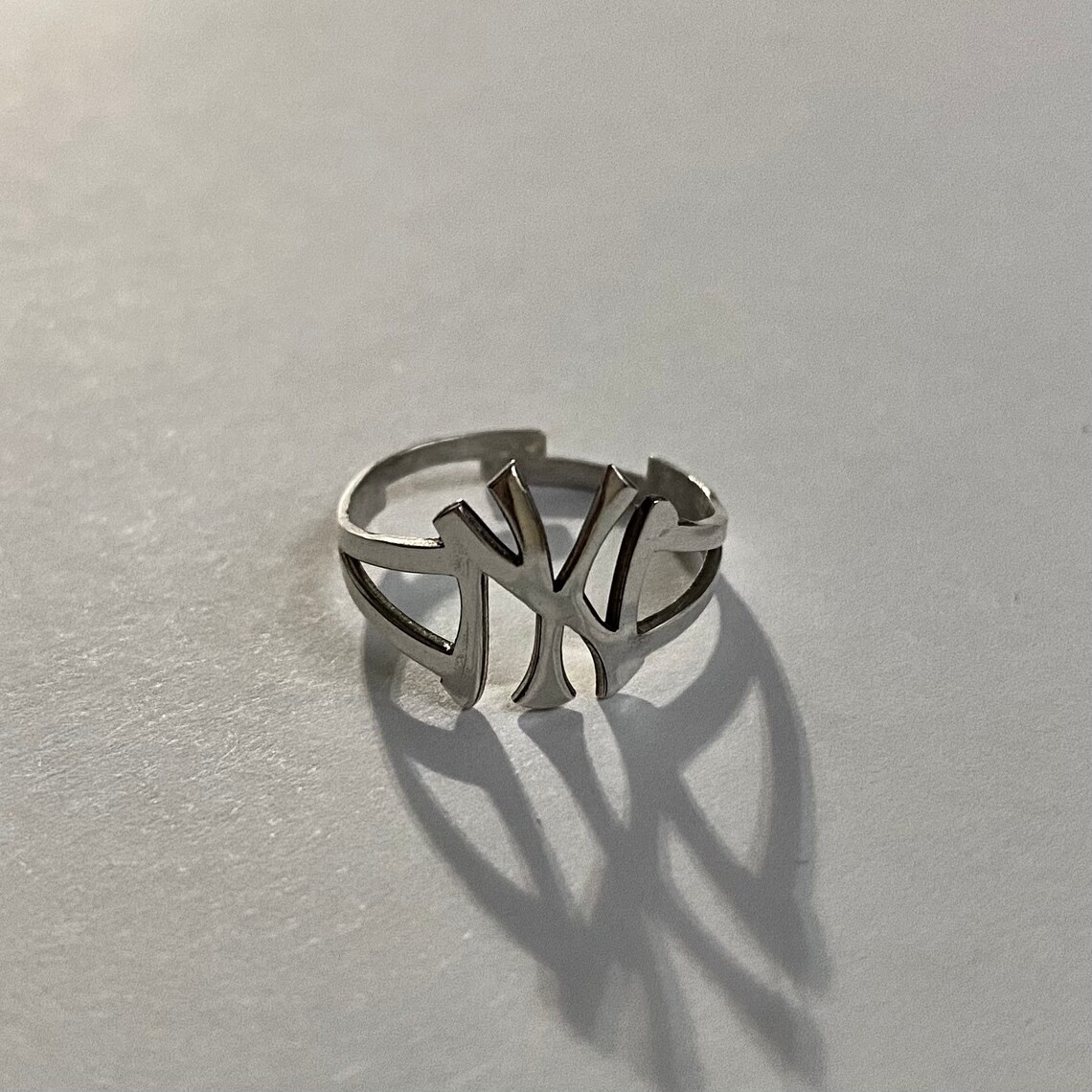 Baseball Ring Sport Ring 925 K Sterling Silver Baseball | Etsy