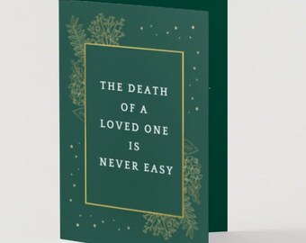 Funny Sympathy Card - Printable - Dead Serious - Death of a Loved One ...