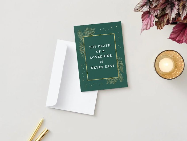 Funny Sympathy Card - Printable - Inheritance - Death of a Loved One ...