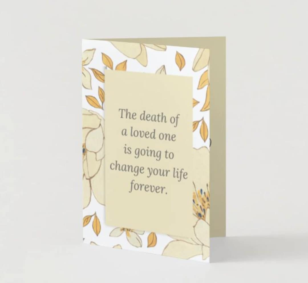 Funny Sympathy Card - Printable - Dead Serious - Death of a Loved One ...