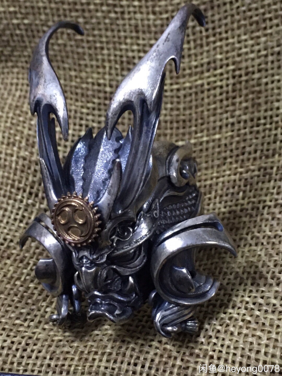 Silver Samurai Ring Solid Silver Samurai Ring Mens Samurai - Etsy