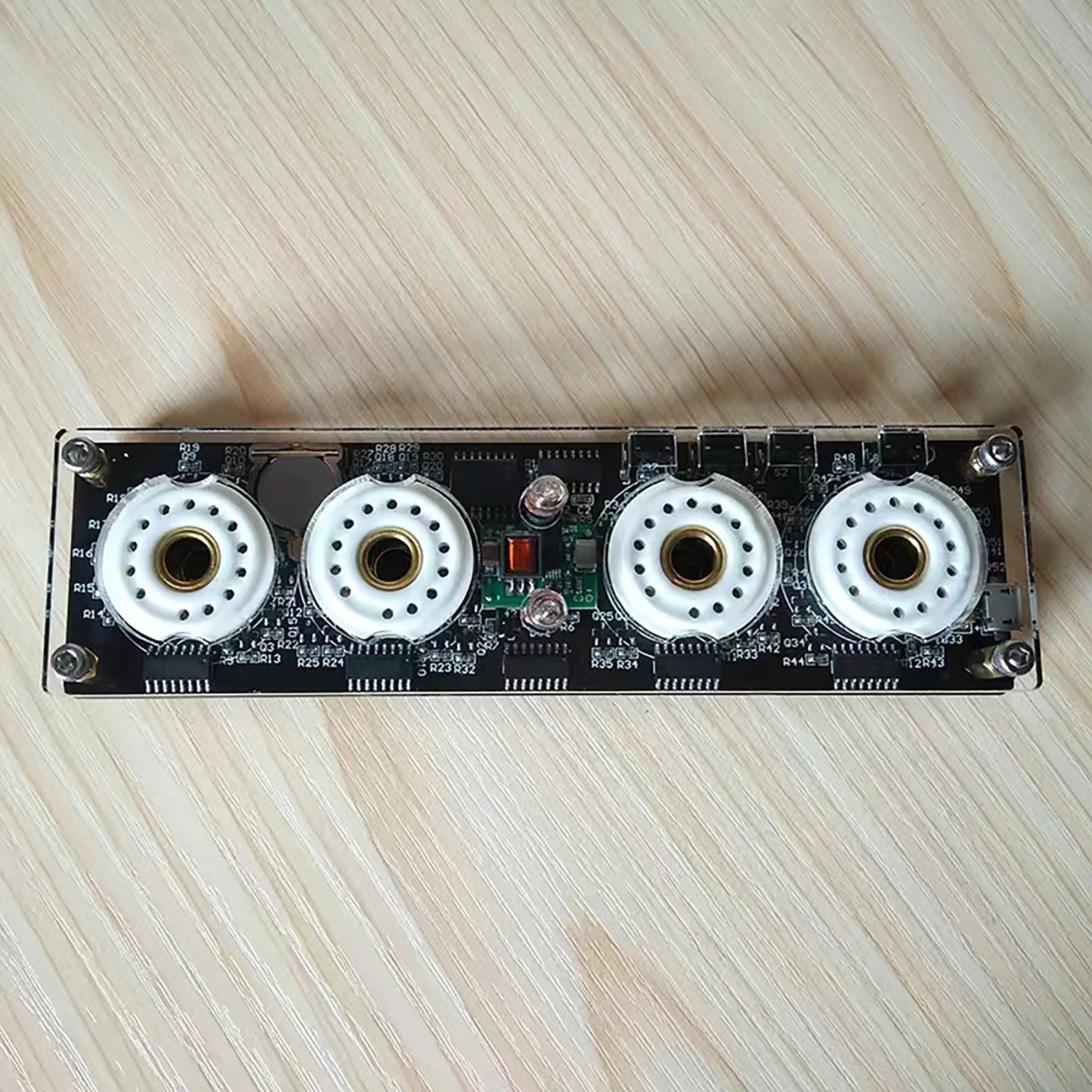Nixie Tube Clock Base, 4-in-one Nixie Clock Base, Suitable for QS30-1 ...