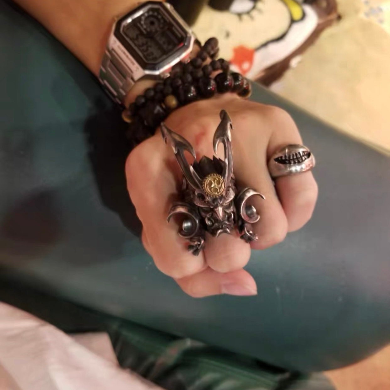 Silver Samurai Ring Solid Silver Samurai Ring Mens Samurai - Etsy