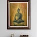 Faceless Buddha,oil Painting Buddha Statue, Buddha Without Phase, Hand ...