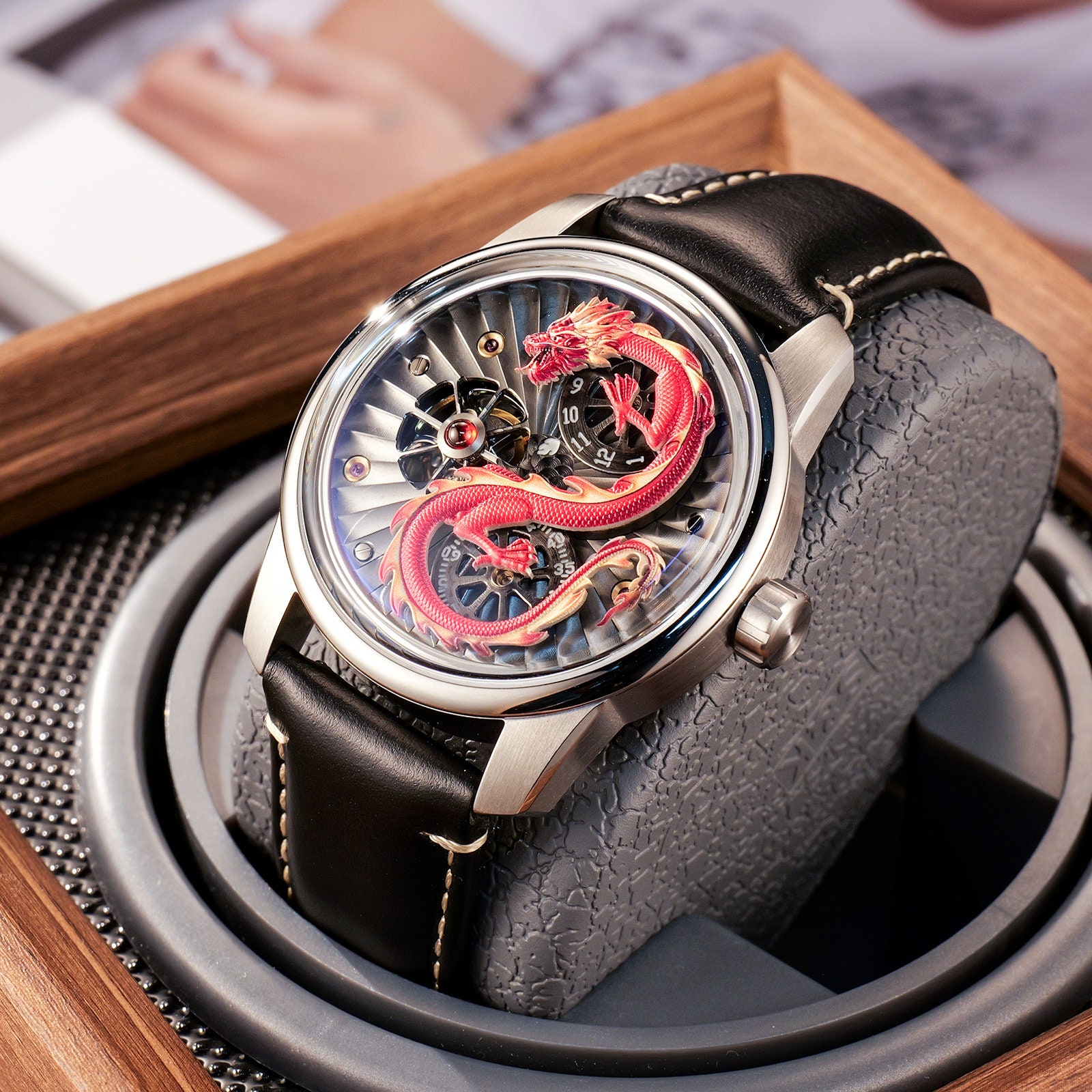 Chinese Dragon Limited Edition Fully Automatic Mechanical Watch Strong ...